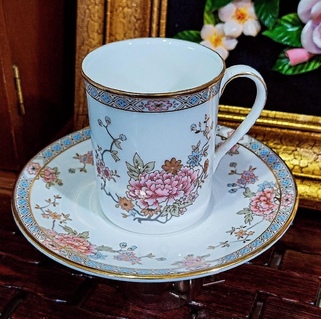 Royal Doulton Canton - Coffee/ Espresso Cup and Saucer Fine Bone China ...