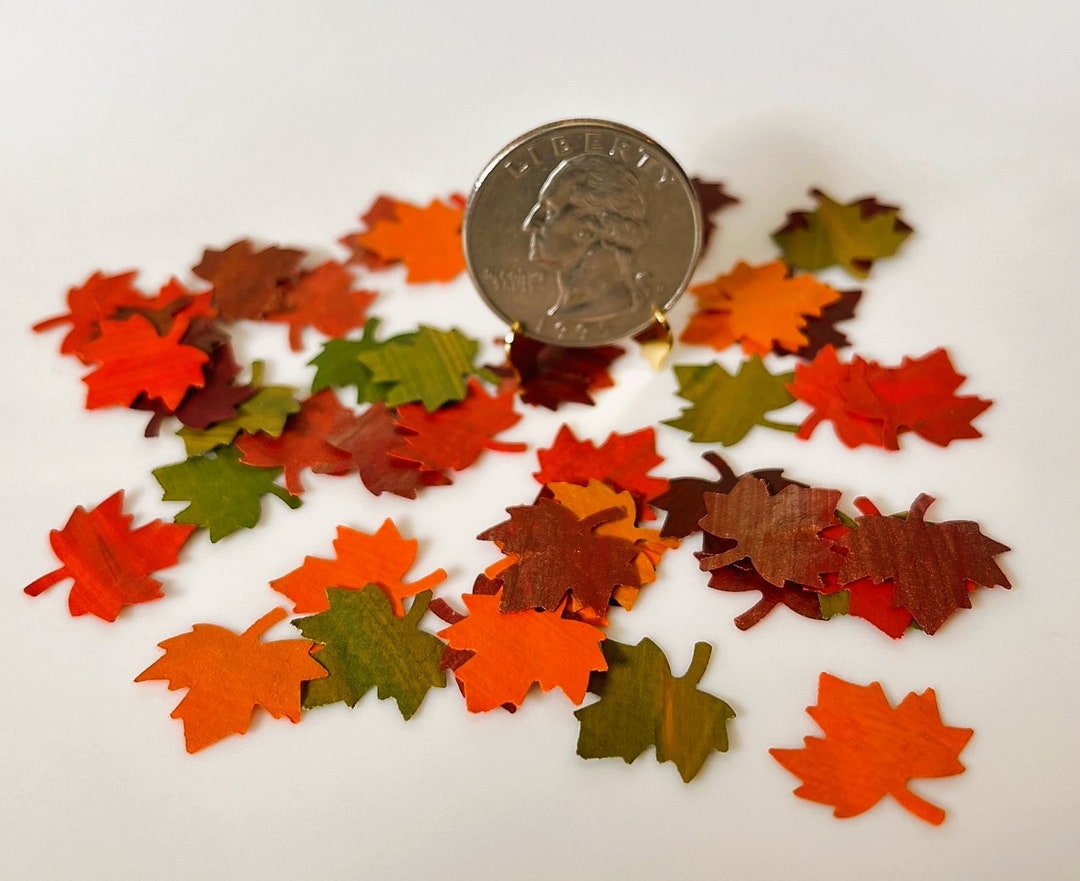 Handmade Miniature Autumn Leaves - Etsy