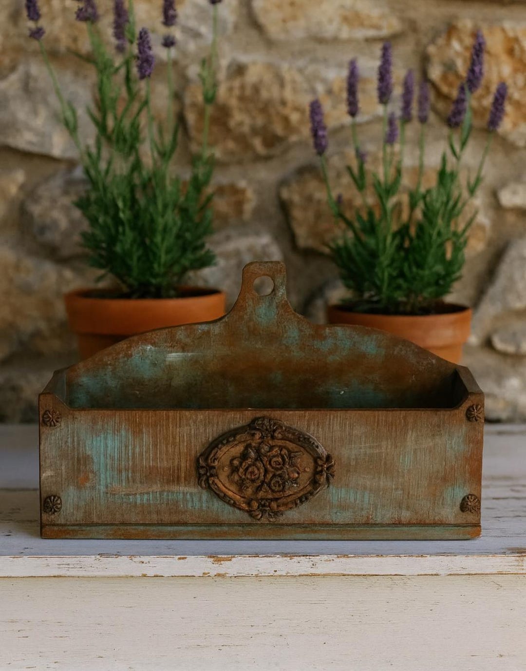 Rustic Vintage Wooden Wall Box – Farmhouse-style Decorative Accent - Etsy