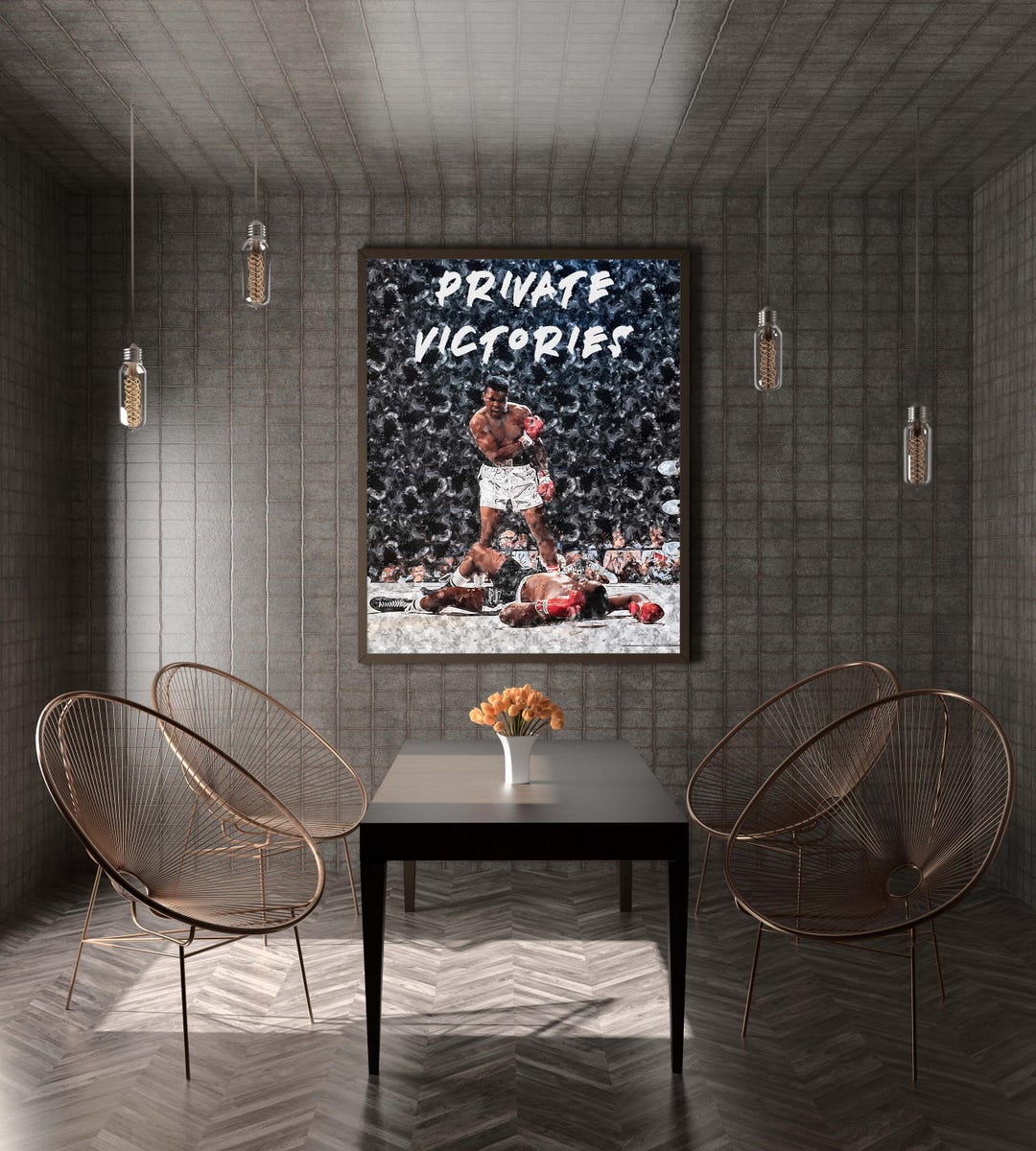 Muhammad Ali Graffiti,box Pop,home Decor Print, Moder Street Art,office ...