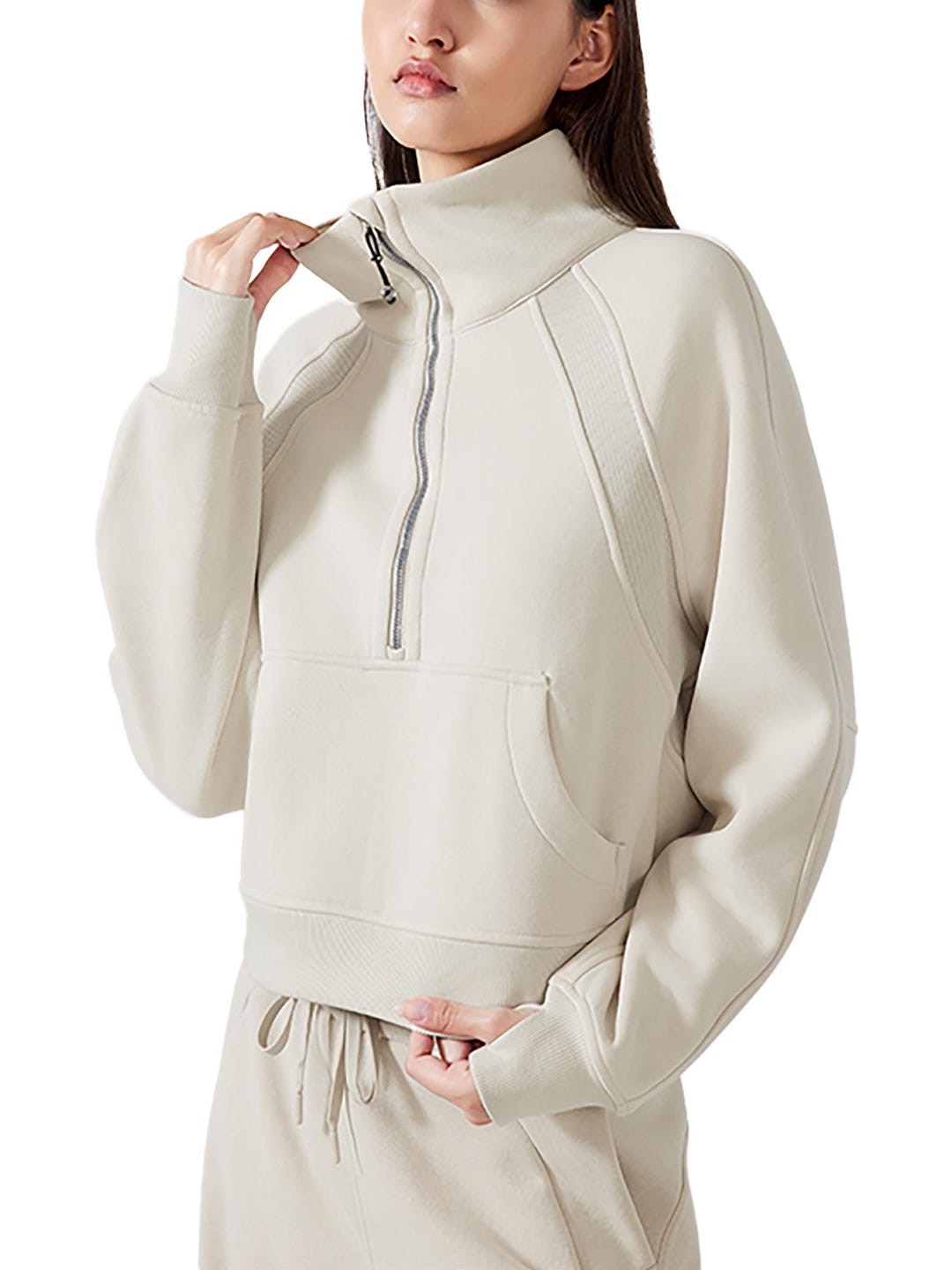 Women's Golf Half Zip Crop Hoodie | Athletic Pullover - Etsy
