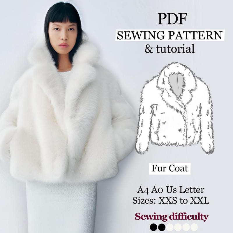 Faux Fur Coat - Etsy
