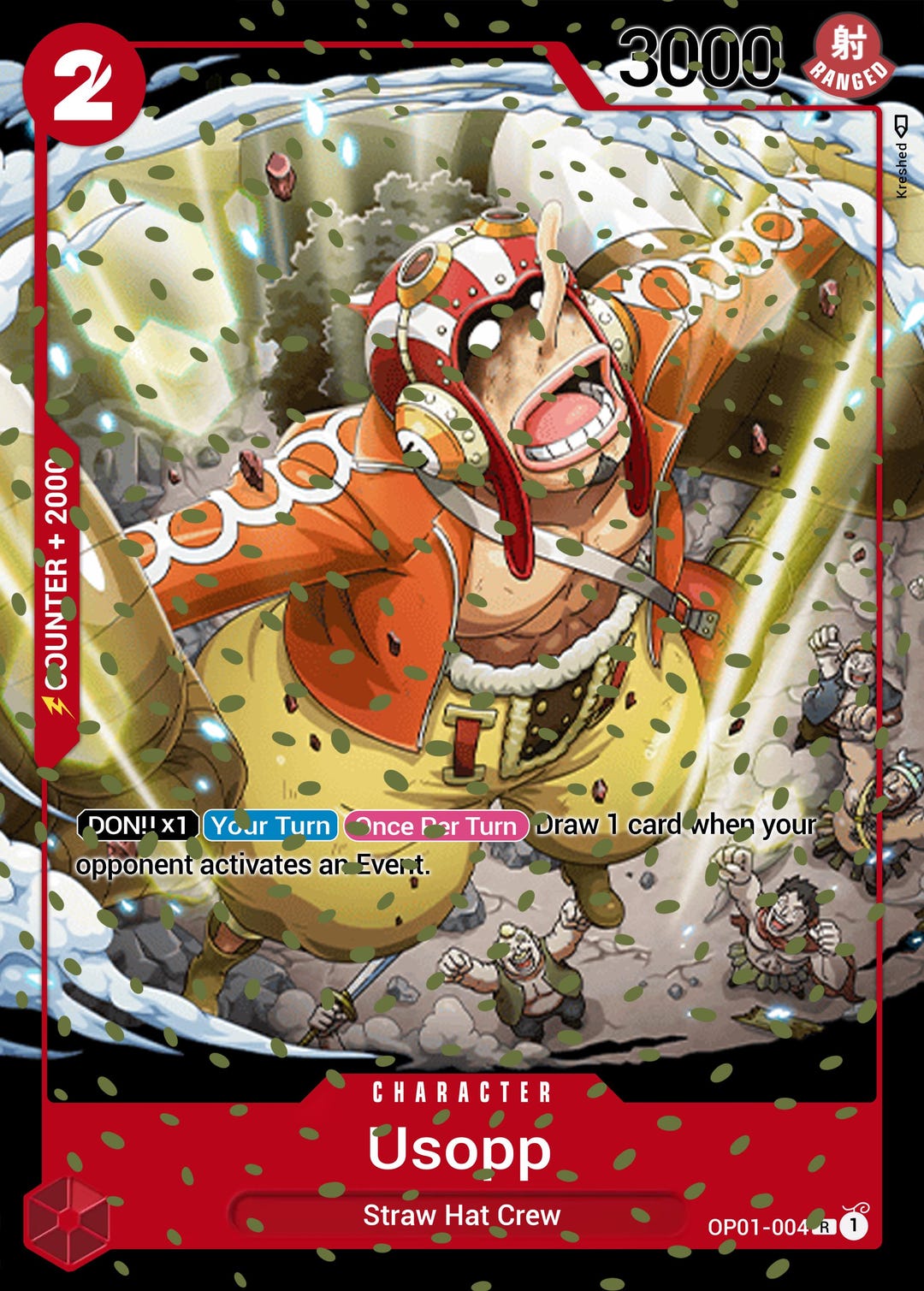 Usopp OP01-004 Character- Orica - TCG - Holo Card - Proxy OP - Etsy