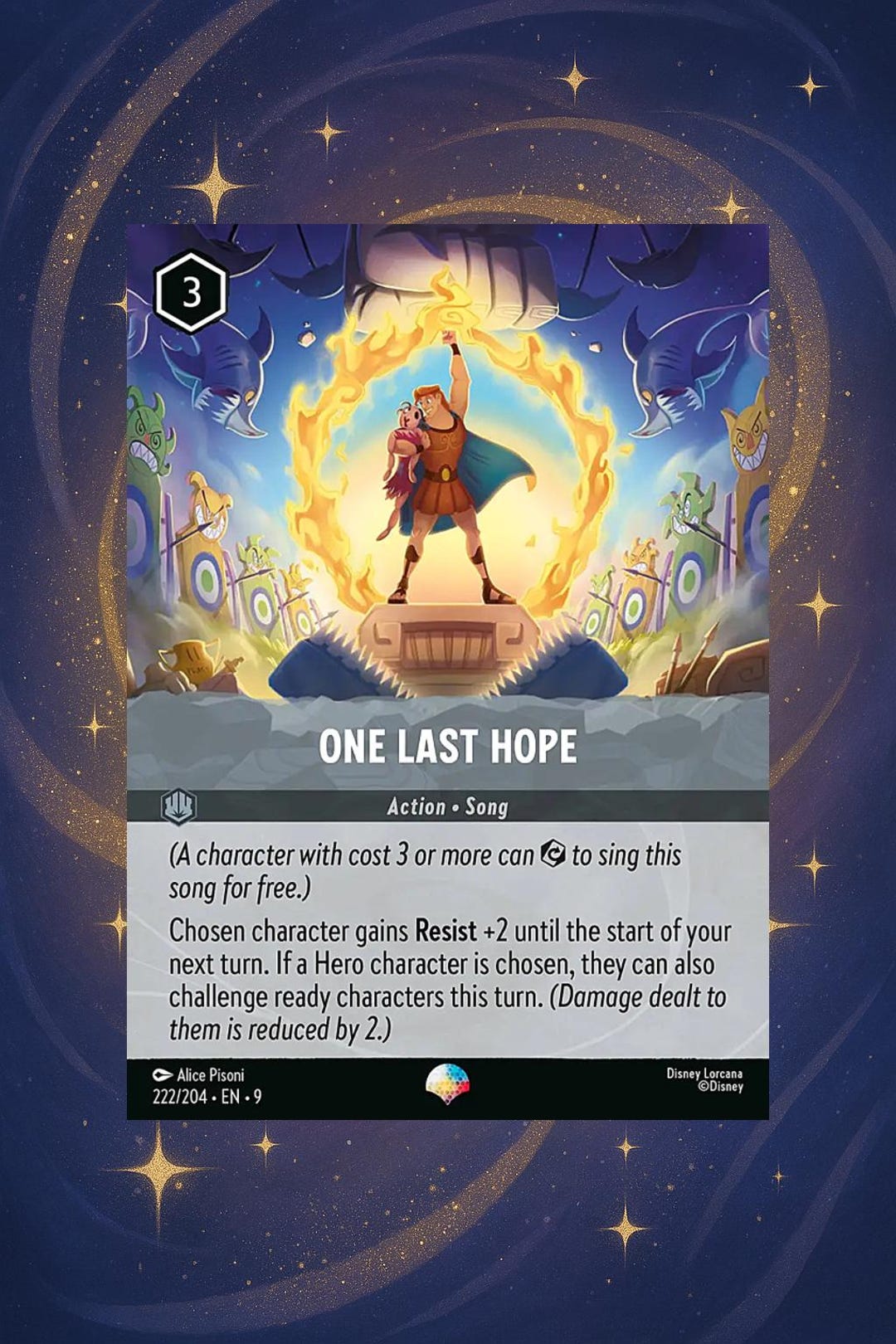 One Last Hope Orica - TCG - Holo Card - Proxy Lorcana - Etsy