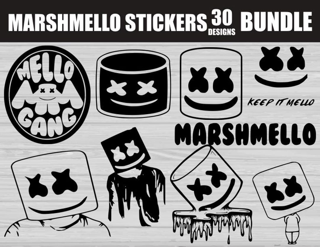 Marshmellow Svg Png Fan Art Bundle, Svg Png Cricut Designs, Dj Life ...