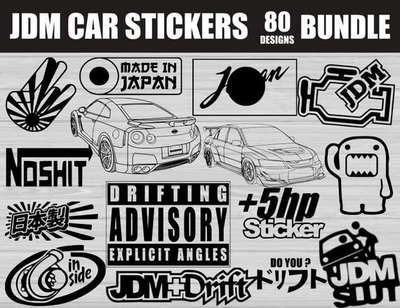 Jdm Style Car Decals