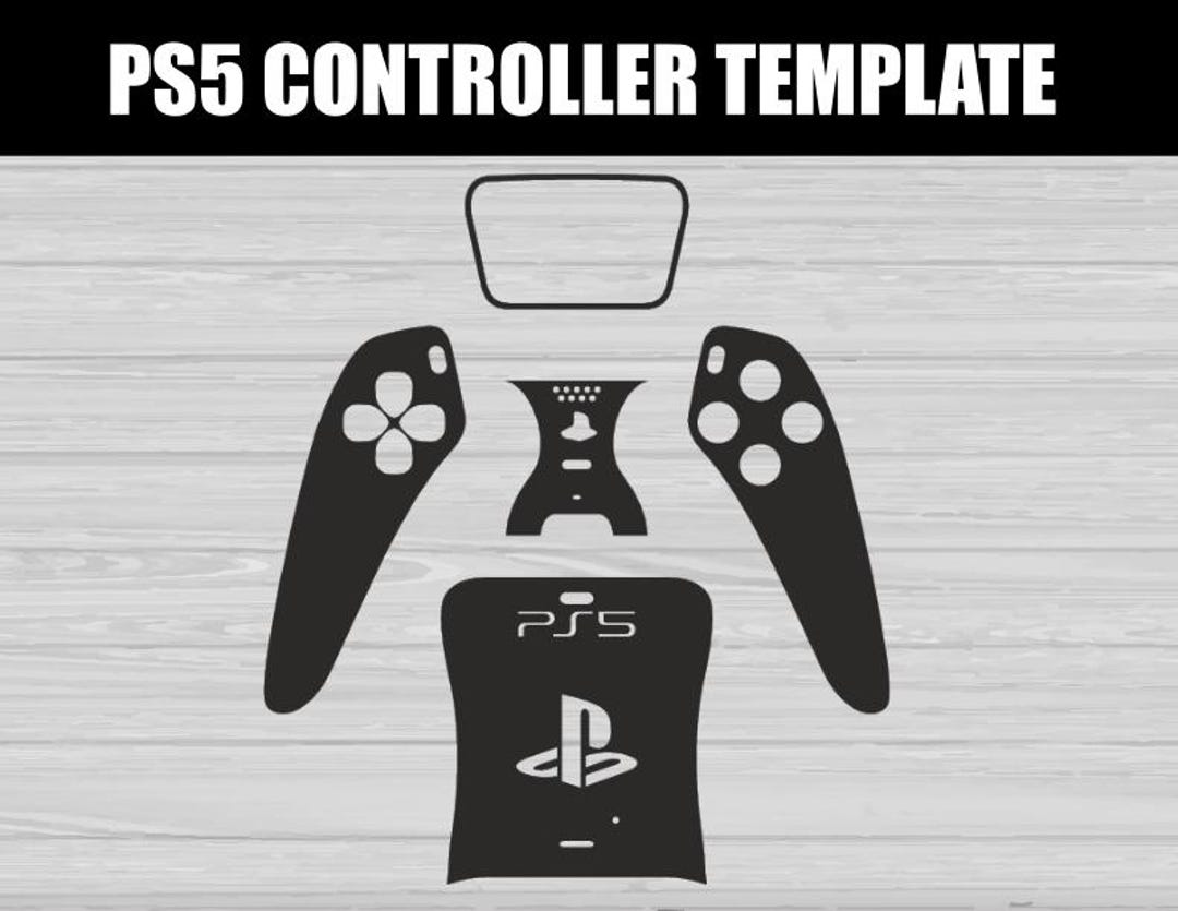 PS5 Controller Template, Custom Ps5 Skin Template, Ps5 Skin Svg Png ...
