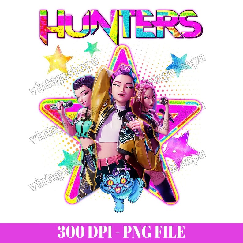 Kpop Huntrix Stars Png, Kpop Demon Hunters Png, Saja Girls Png, Anime ...
