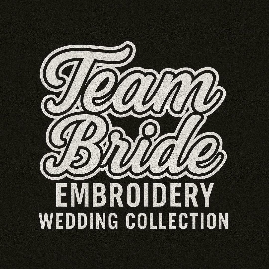 Bride Wedding Embroidery Patch | 4x4 Iron-on Patch | Bridal Party Gift ...