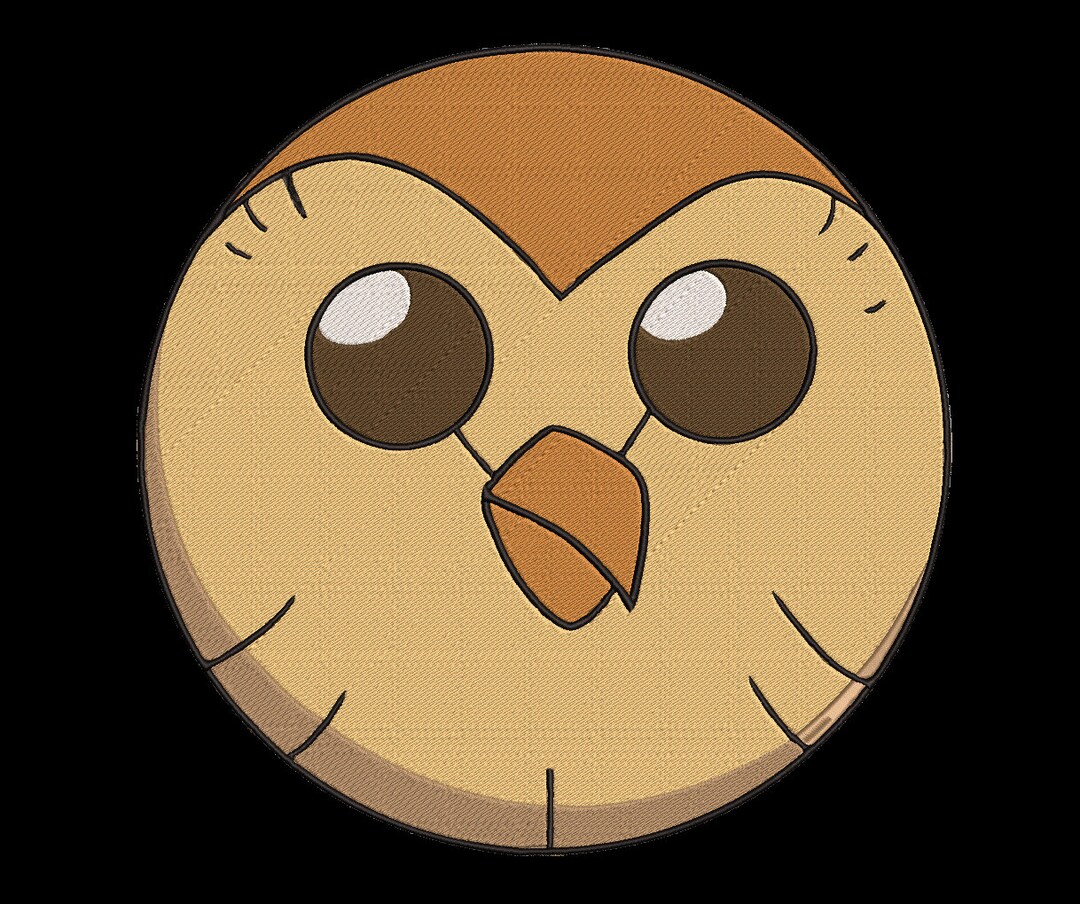 Hooty Embroidery Digital Download 8 Formats: Dst, Exp, Hus, Jef, Pec ...