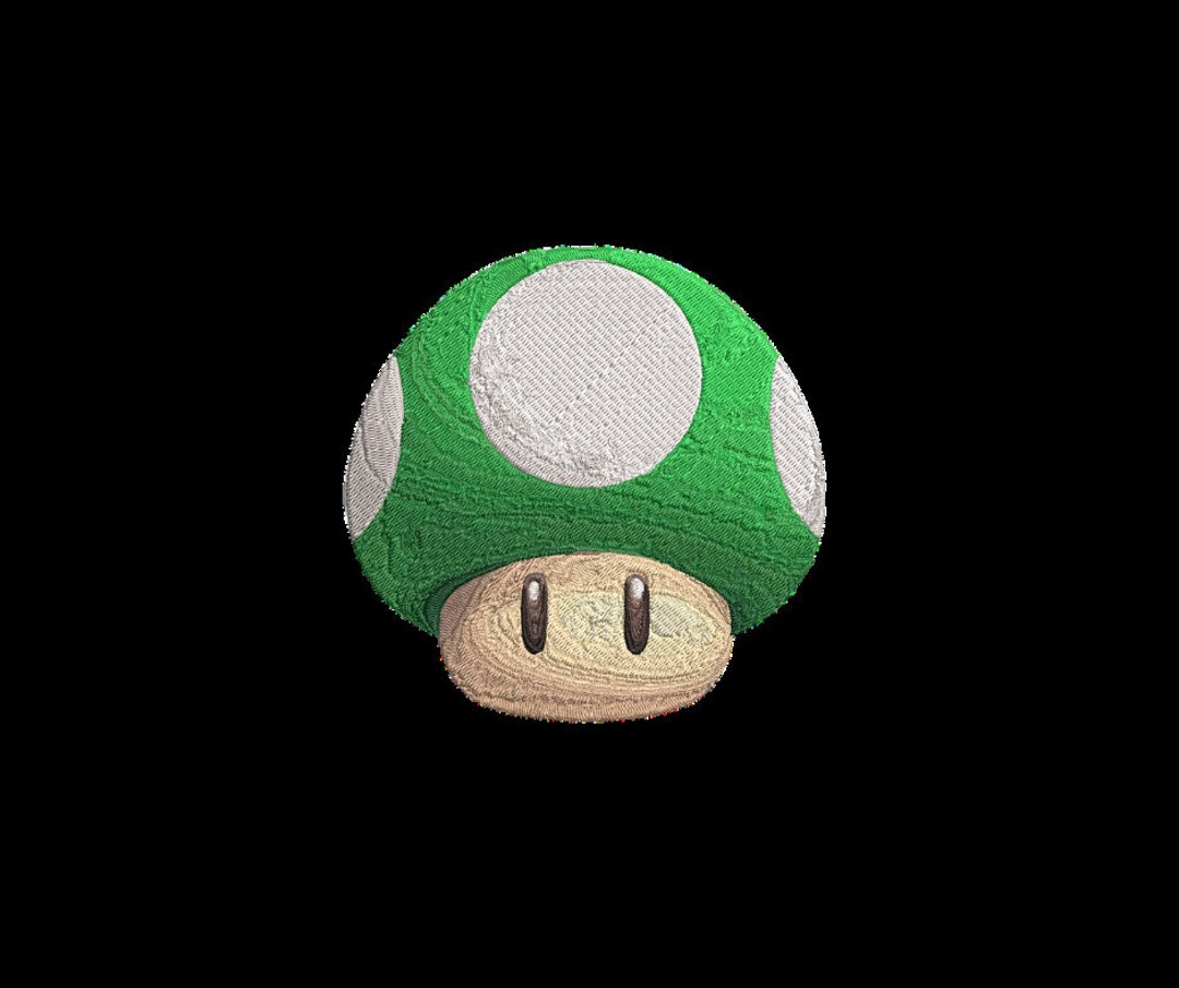 Super Mario One up Embroidered Iron-on Patch or Sewing Patch - Etsy