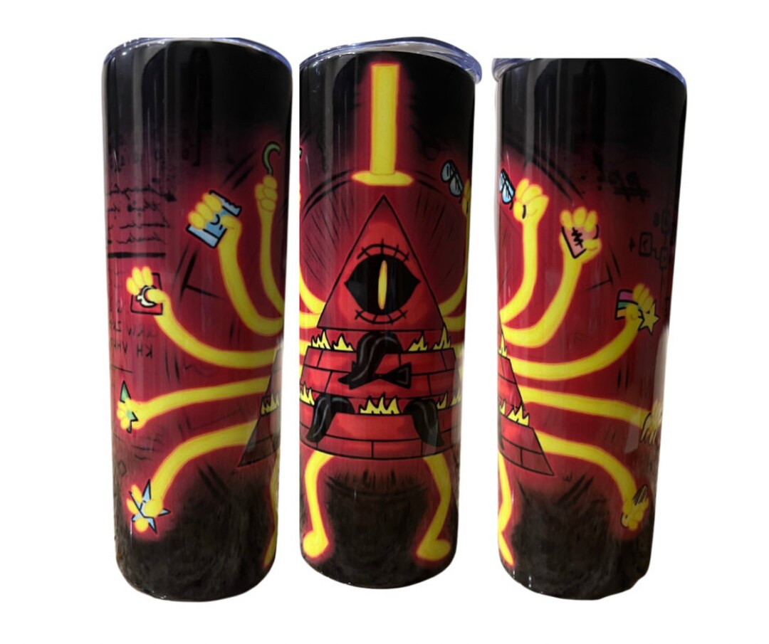 Bill Cipher “nightmare” Stainless Steel 20oz Cup - Etsy
