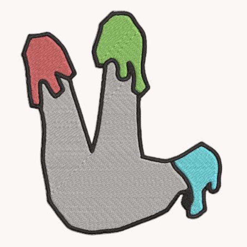 Finger Painter Badge - Etsy