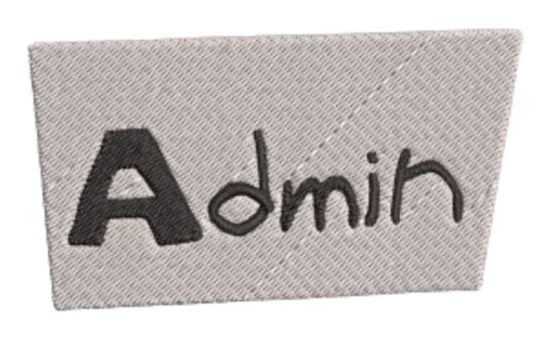 Gorilla Tag Admin Badge Embroidered Iron-on Patch or Sewing Patch - Etsy
