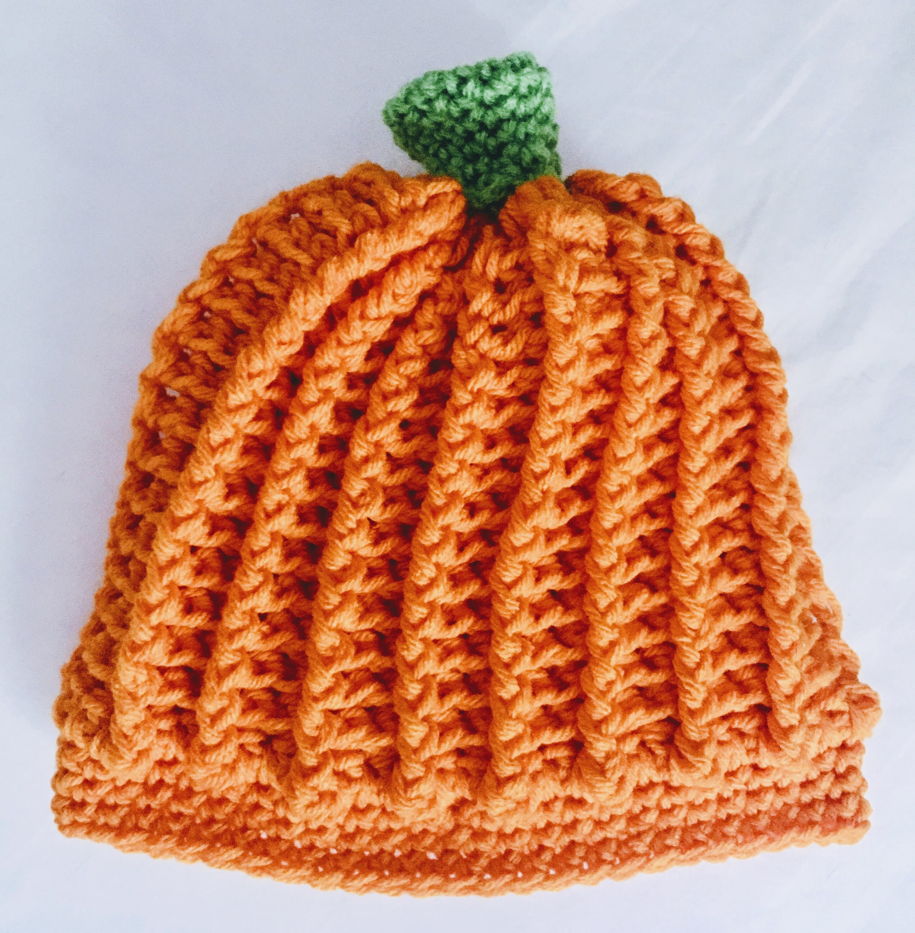 Handmade Crochet Fall Pumpkin Hat Machine Washable Custom Any Size - Etsy