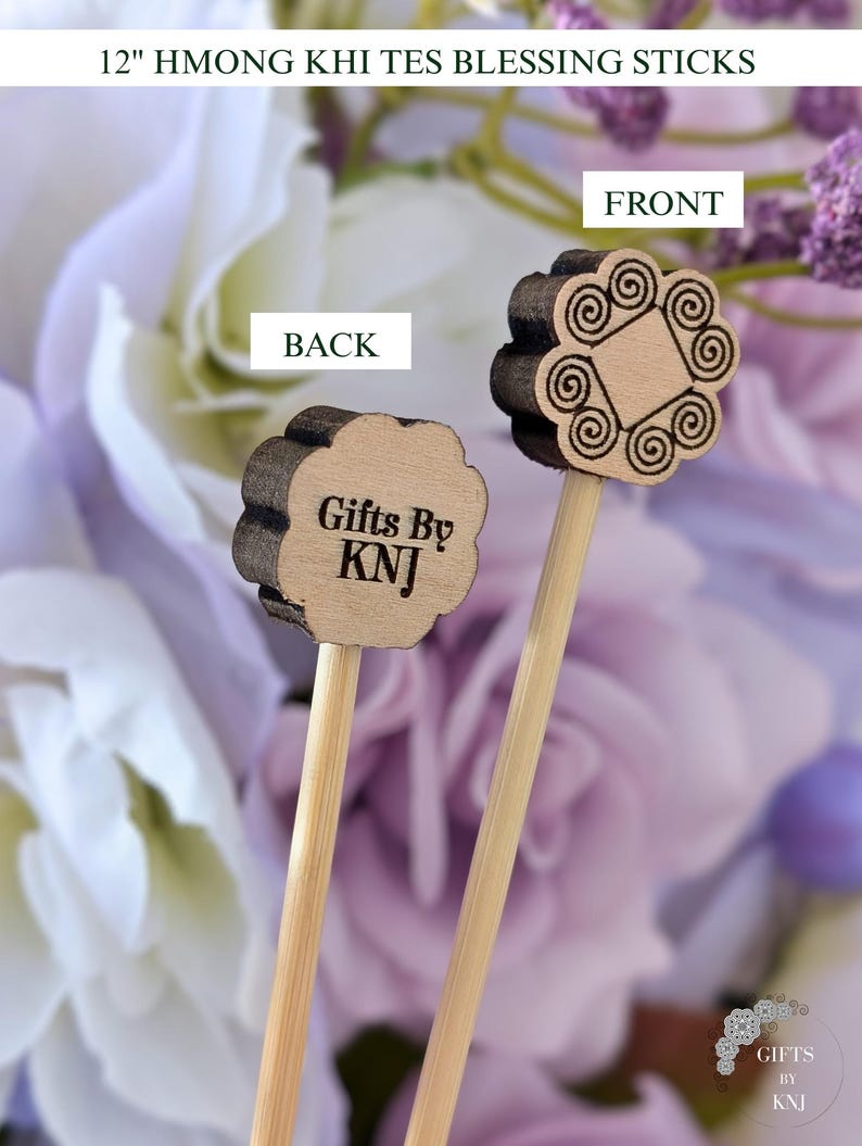 CLAN Name-12" Hmong Khi Tes Blessing Sticks - Set of 6 Sticks - Etsy