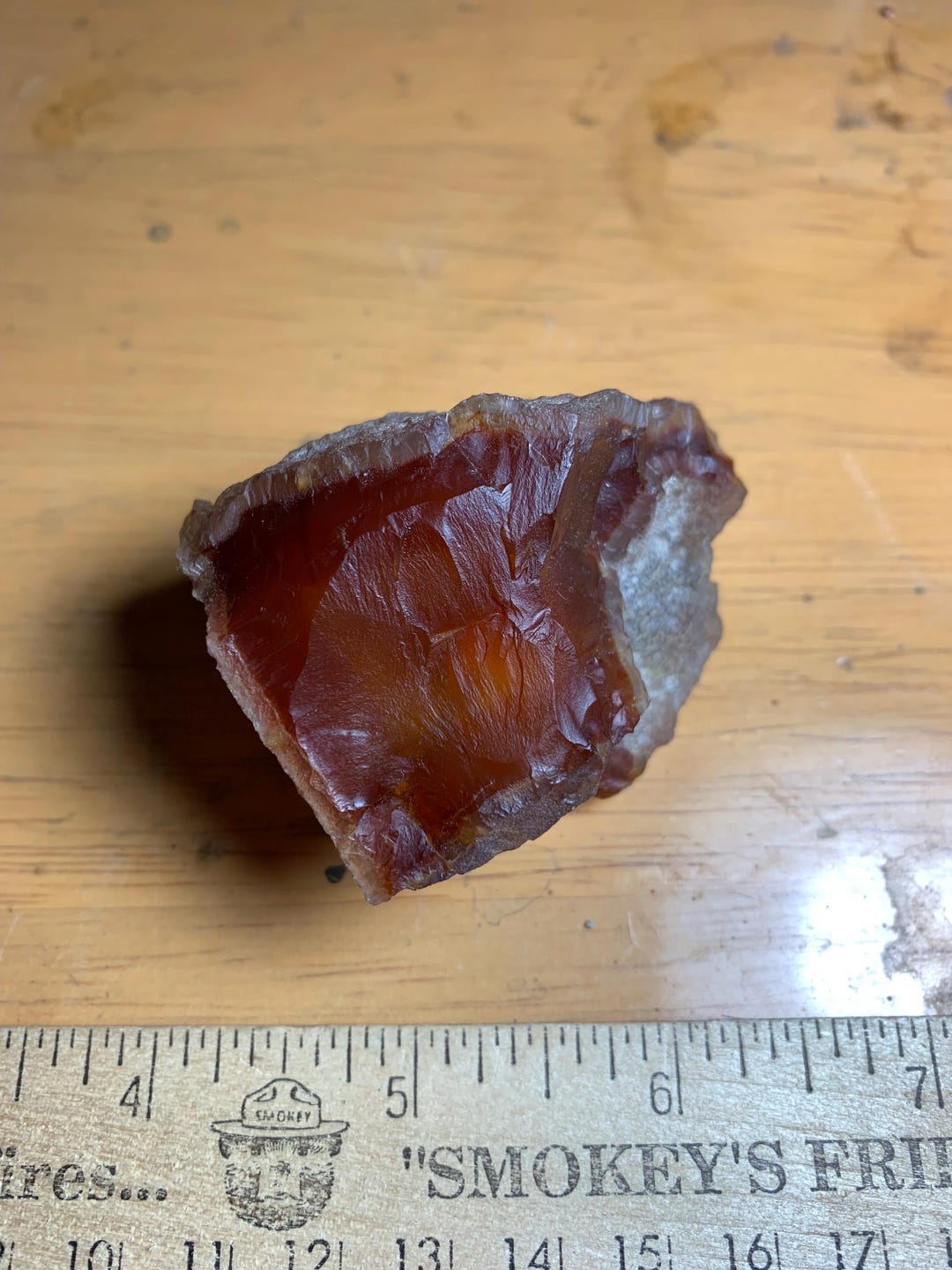 Oregon Carnelian Agate Rough, Banded Cherry Red, 107g - Etsy