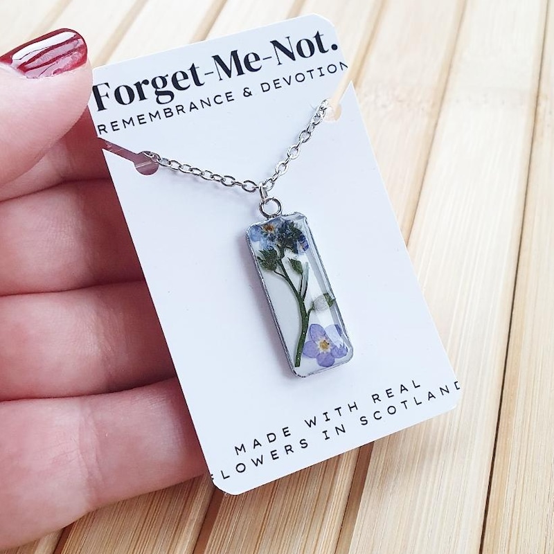 Forget Me Not Necklaces Uk - Etsy UK