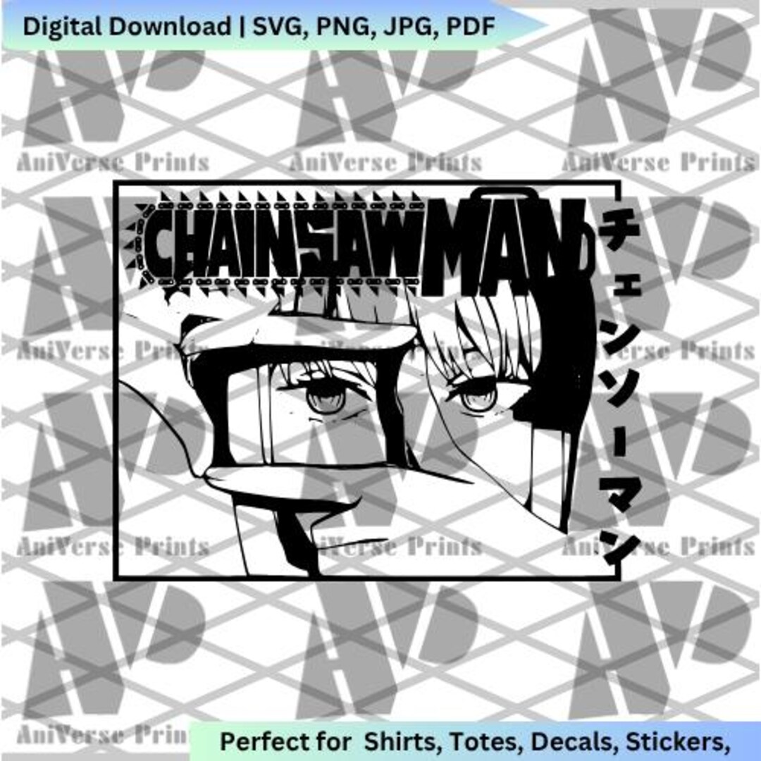 Chainsaw Man Makima SVG | Chainsaw Man Vector | Anime Design - Etsy