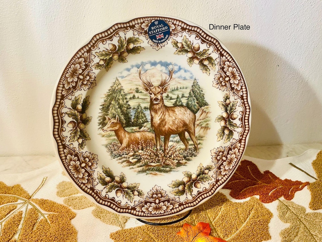 New Homeland by Victorian English Pottery- Royal Stafford STAG (deer ...