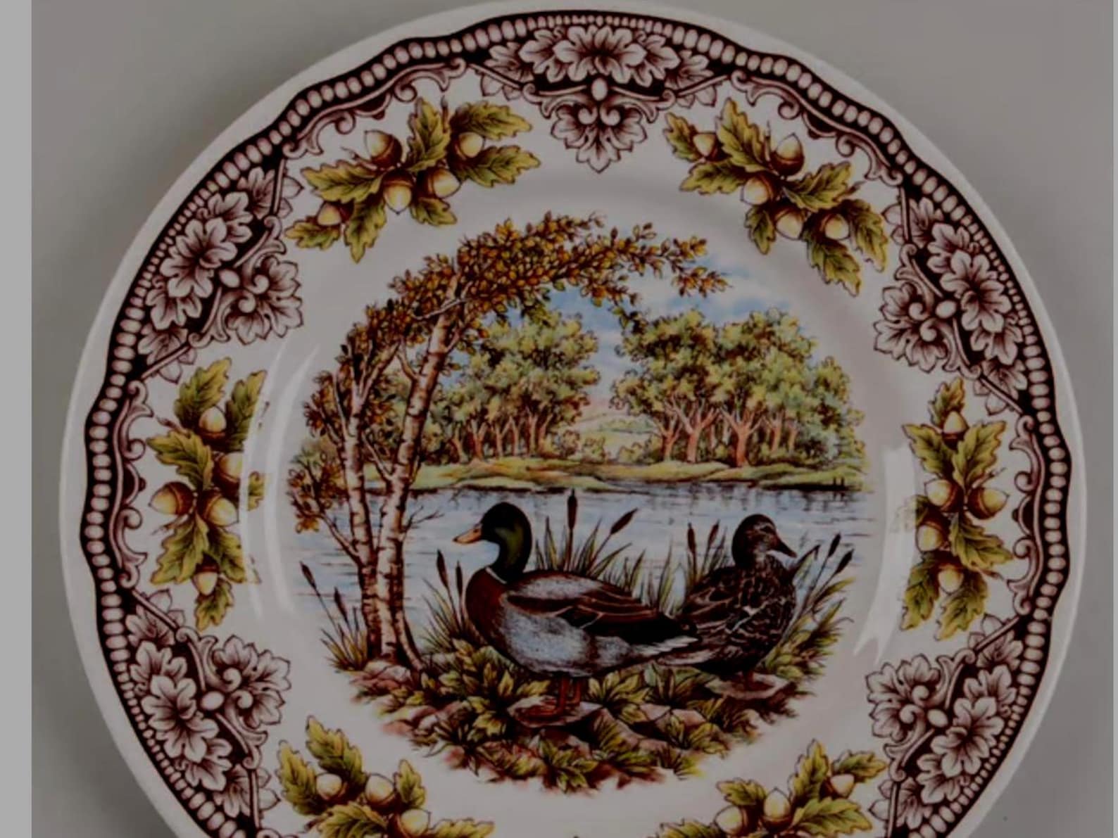 New Homeland by Victorian English Pottery- Royal Stafford DUCKS Dinner ...