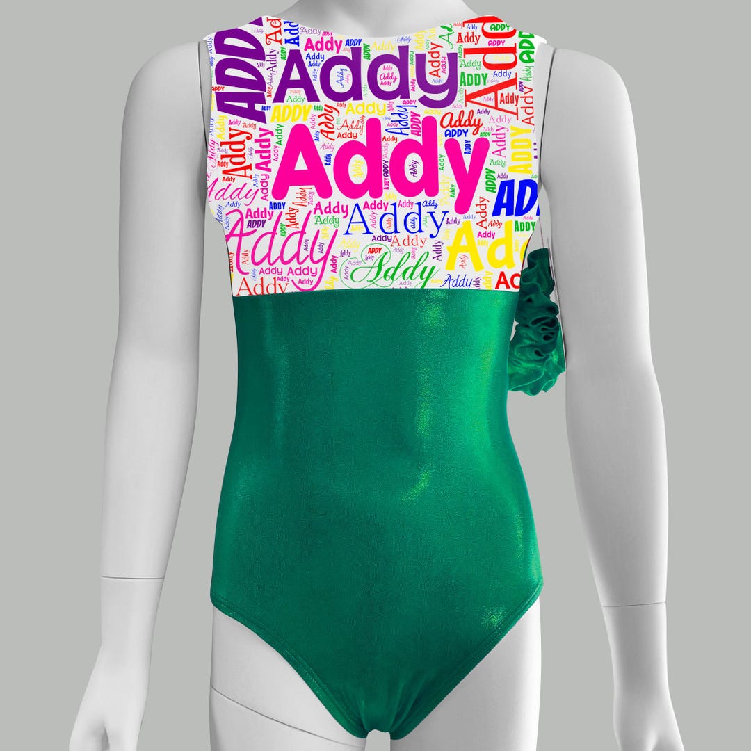 Personalized Gymnastics Leotard Girls, Toddlers, Kids, Teens, Dance ...
