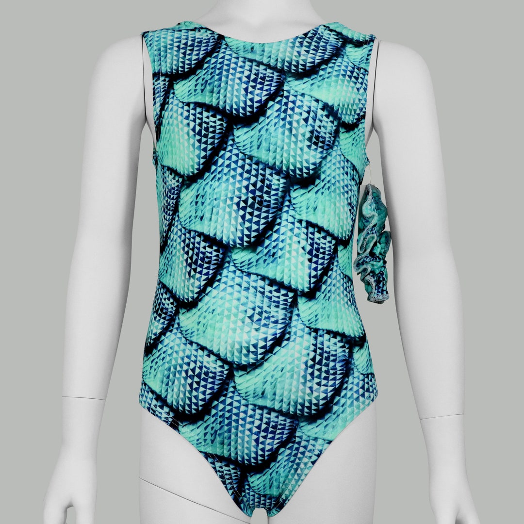 Dragon Scales Gymnastics Leotard Girls Toddlers Kids Teens Dance Ballet ...