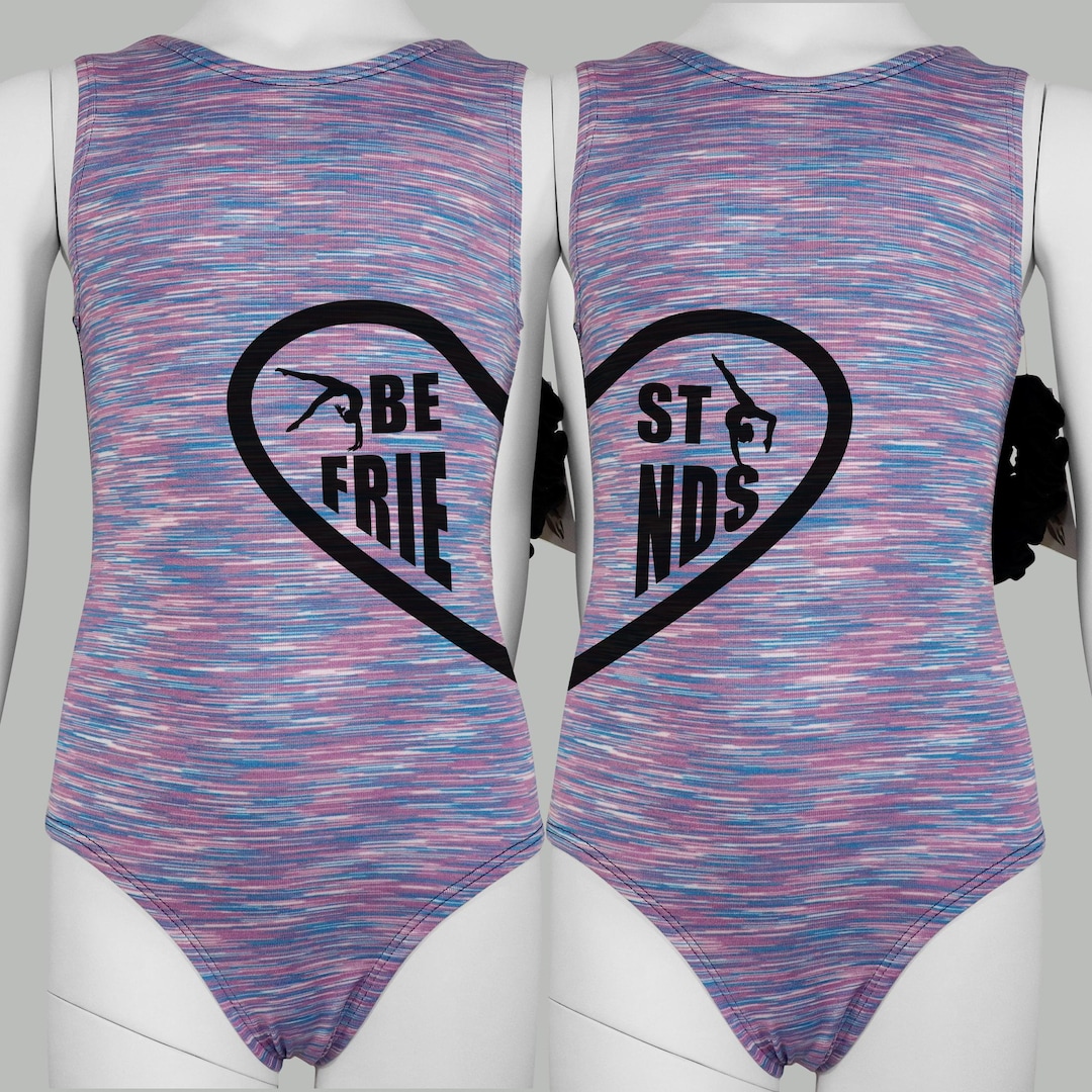 Best Friends Gymnastics Leotard Girls Toddlers Kids Teens Dance Ballet ...