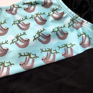 Sloths Gymnastics Leotard Girls Toddlers Kids Teens Dance Ballet ...