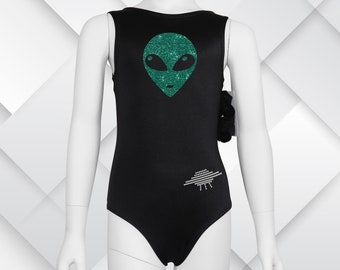 Reindeer Names Christmas Gymnastics Leotard Girls Toddlers Kids Teen ...