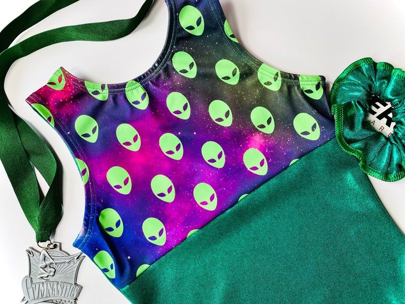 Space Alien Gymnastics Leotard Girls Toddlers Kids Teens Dance - Etsy