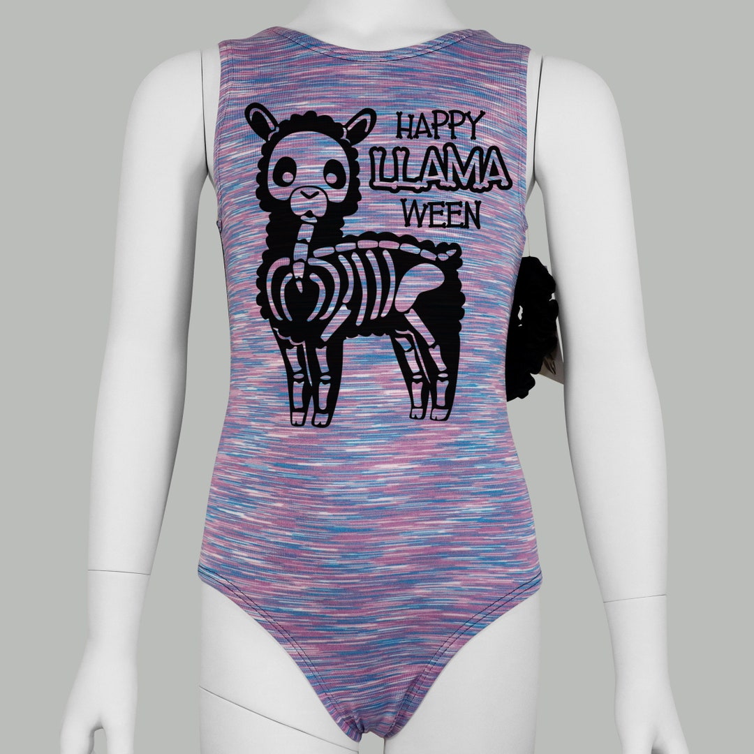 Halloween Llama Gymnastics Leotard Girls Toddlers Kids Teens Dance ...