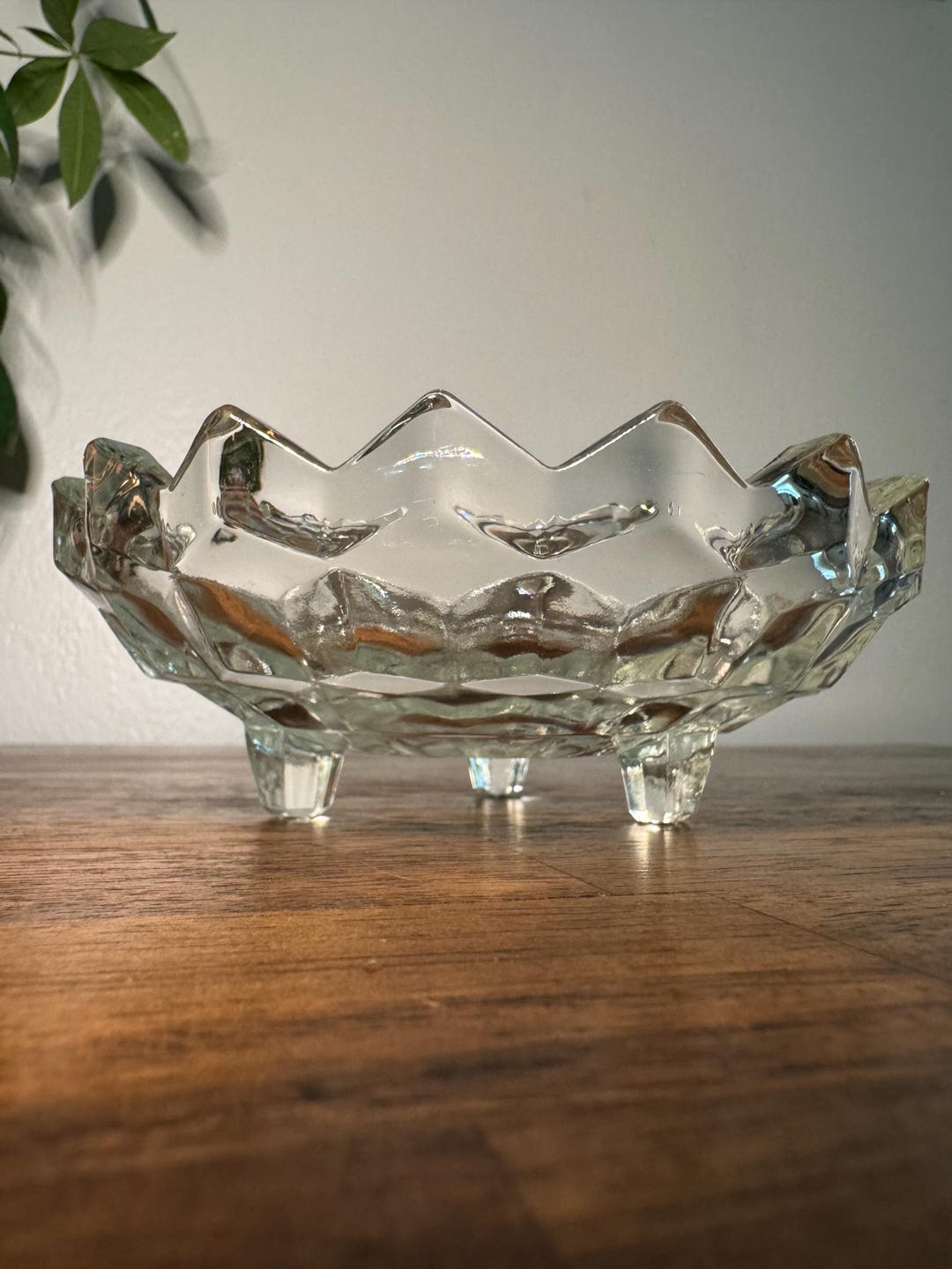 Vintage Fostoria American Bon Bon Dish - Etsy