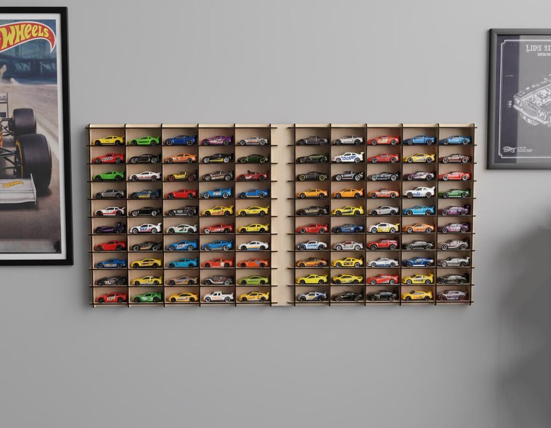 Toy Car Storage for Wall, Toy Car Storage Shelf, Toy Car Shelf, Toy Car ...