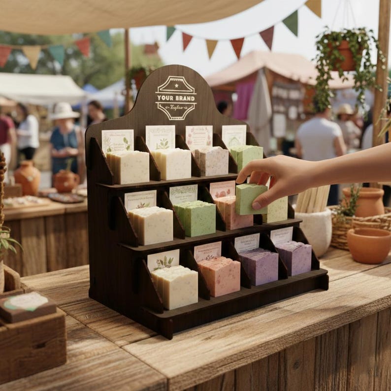 Soap Display Stand, Soap Display Stands for Craft Shows, Soap Display ...