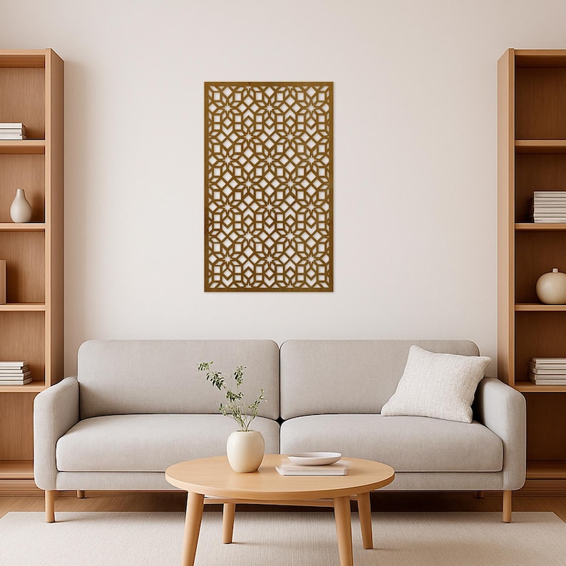 Lattice Decorative Panels, Moroccan Wood Panels, Arabic Windows Wall ...