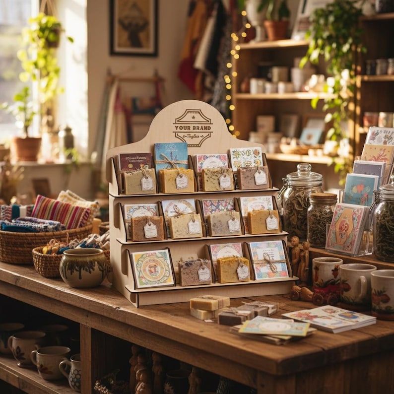 Soap Display Stand, Soap Display Stands for Craft Shows, Soap Display ...