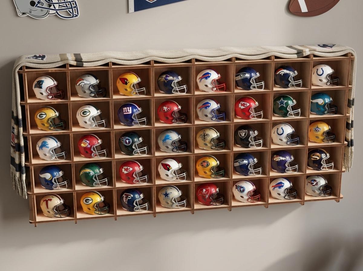Mini Helmet Display Case Wall Mount, Mini Helmet Display Stand, Mini ...