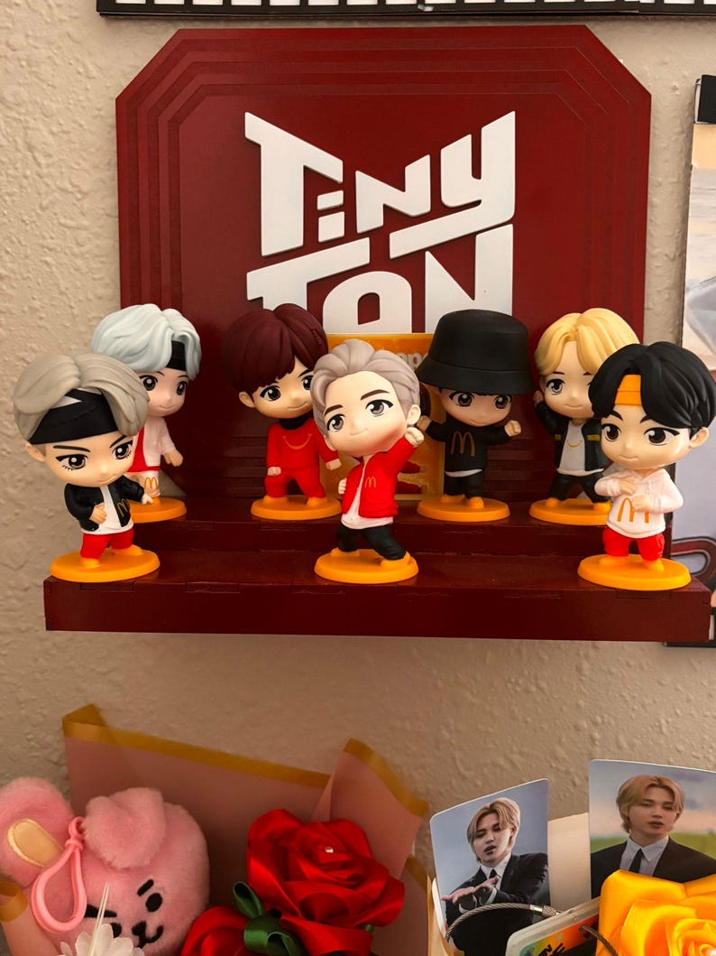 BTS Tinytan MDF Shelves - Personalized Color - Etsy