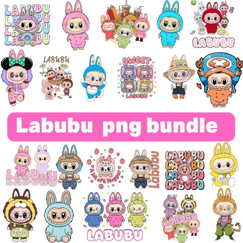 Labubu Face Template - Etsy