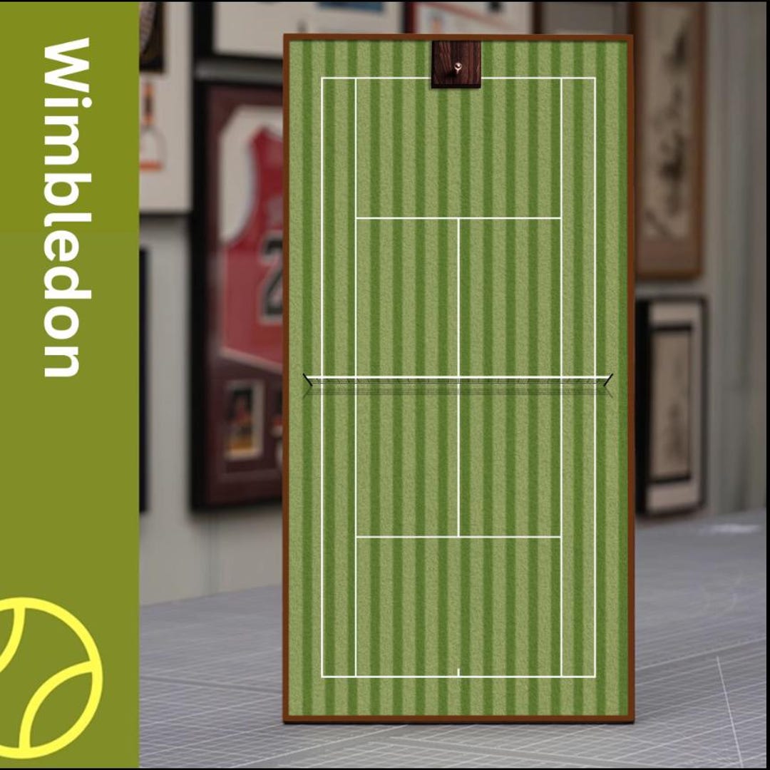 Tennis Racket Display Frame – Grand Slam Wall Art | Aluminum Frame ...