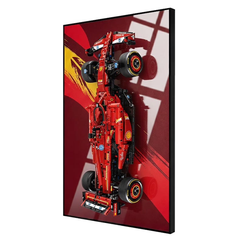 Compatible for 42207 LEGO Ferrari SF-24 F1 Car 42207 – Aluminum Wall ...