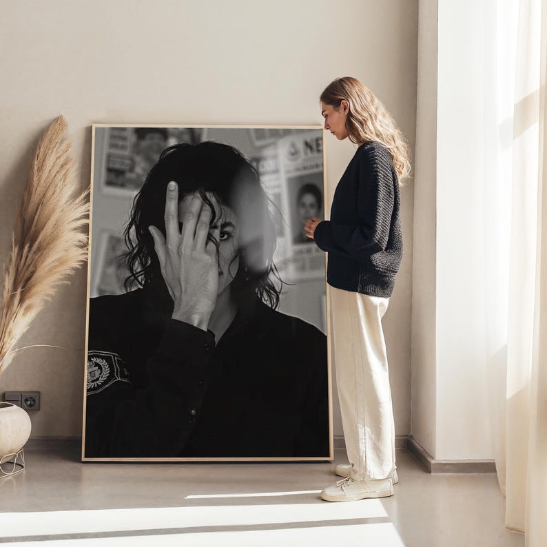 Michael Jackson Poster: Michael Jackson Wall Art, Music Poster, Pop ...