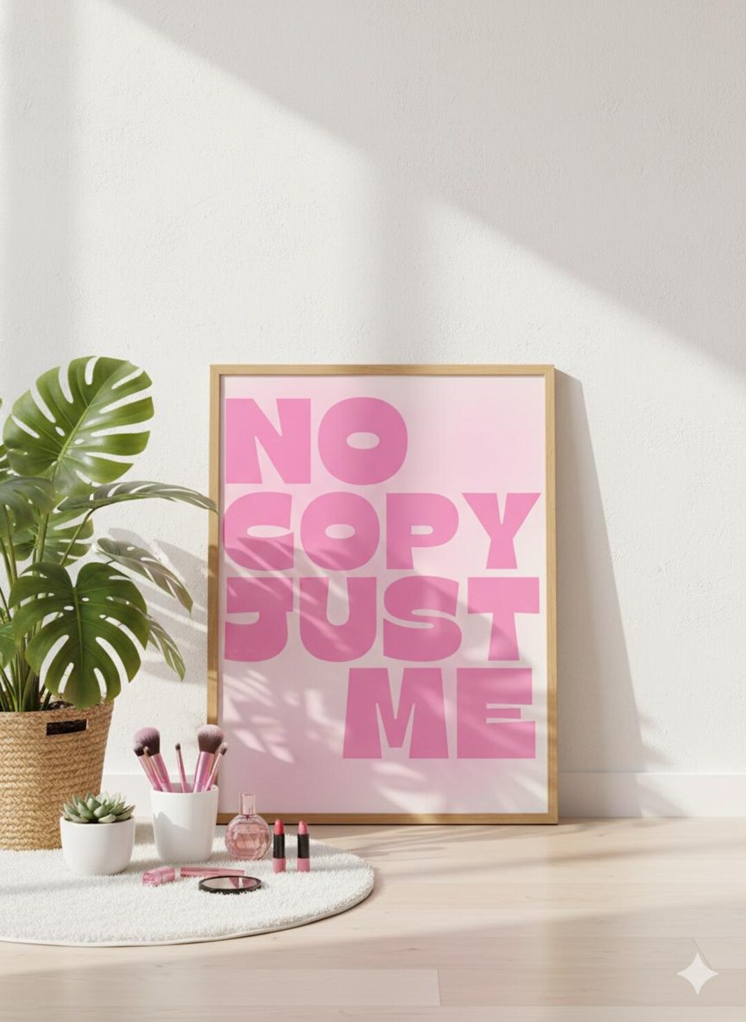 No Copy Just Me Poster - Etsy