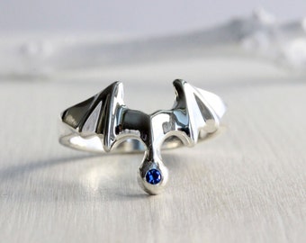 Bat ring | Etsy