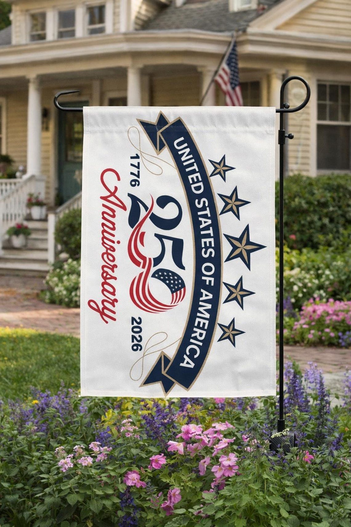 250th Anniversary of America Flag 1776-2026 (sizing/style Options ...