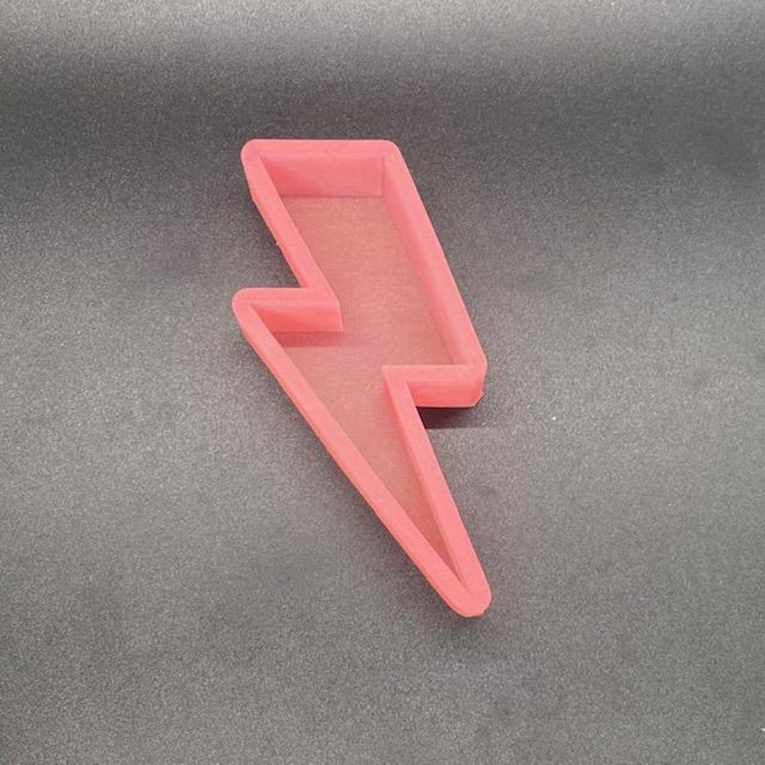 Lightning Bolt Silicone Mold for Freshies, Baking, Resin, Crafts Car ...