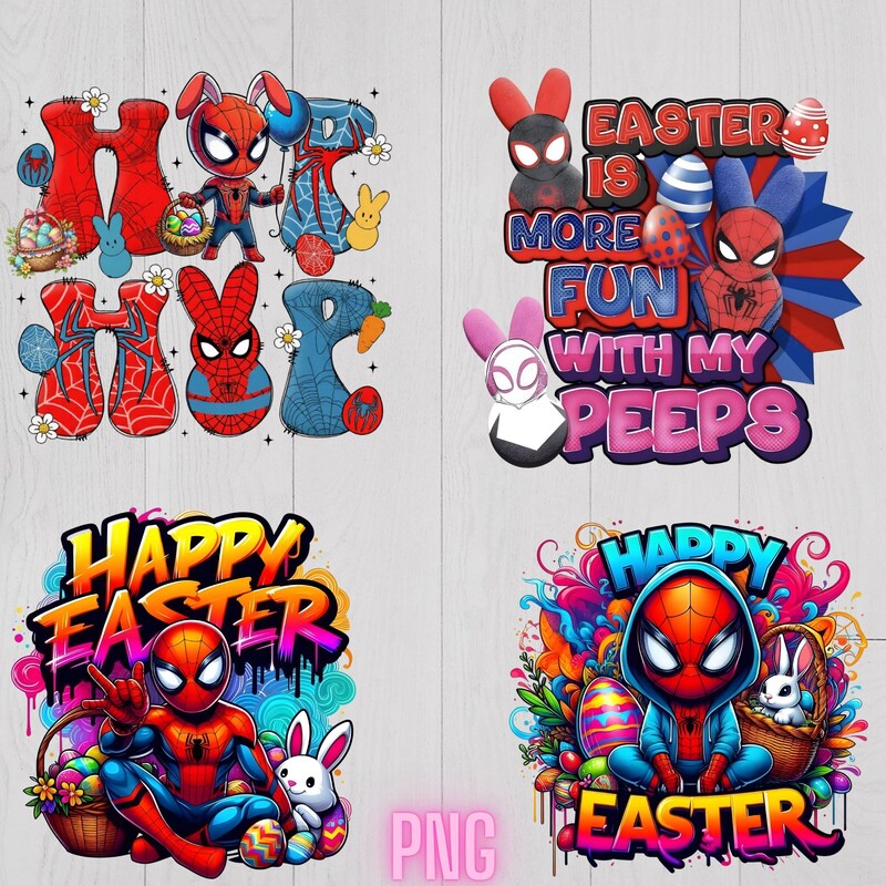 Spiderman Easter - Etsy