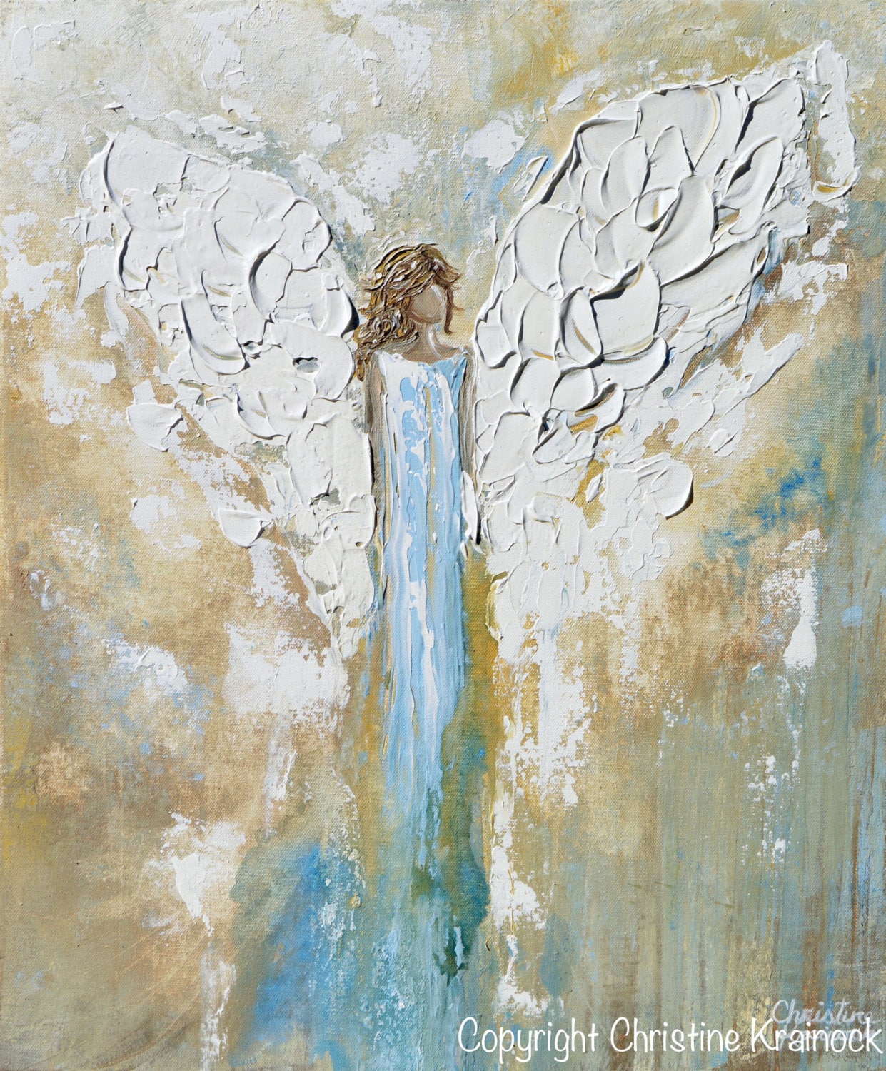 Abstract Angel Art