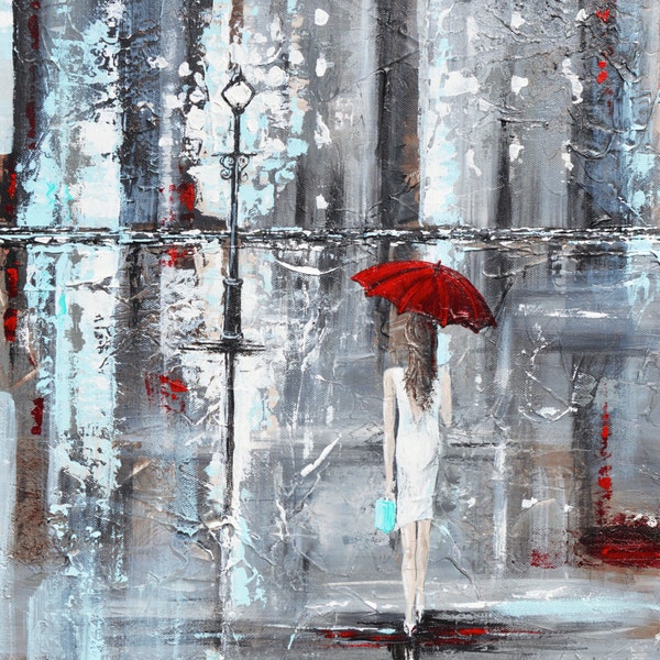 Red Umbrella - Etsy